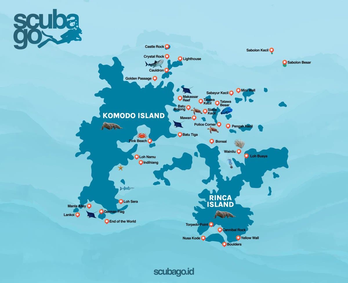 Komodo The Dive Sites - Scuba Go Indonesia